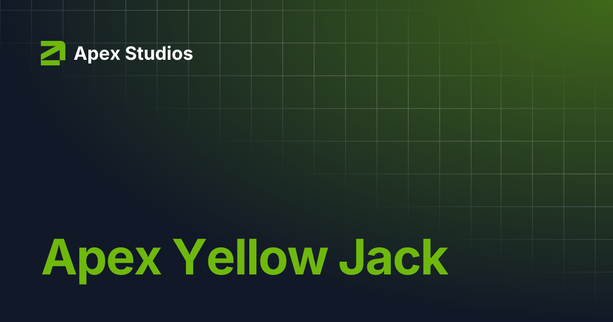 Apex Yellow Jack | Apex Studios