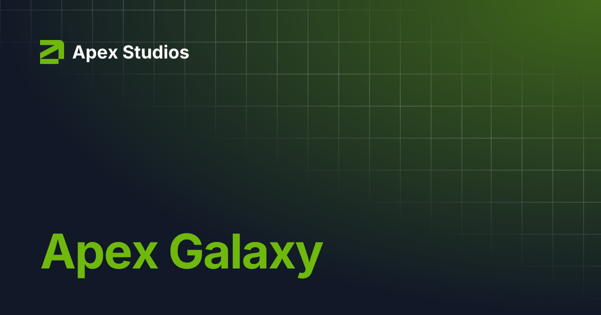 Apex Galaxy | Apex Studios