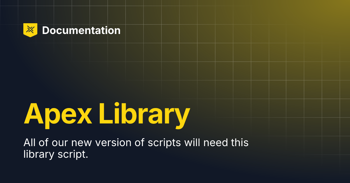 Apex Library | Documentation